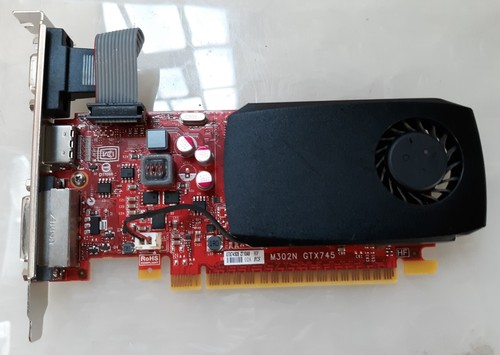 NVIDIA GeForce GTX 745 4GB GDDR3 PCIe Video Graphic Card 0TC2P0 w/ VGA ...