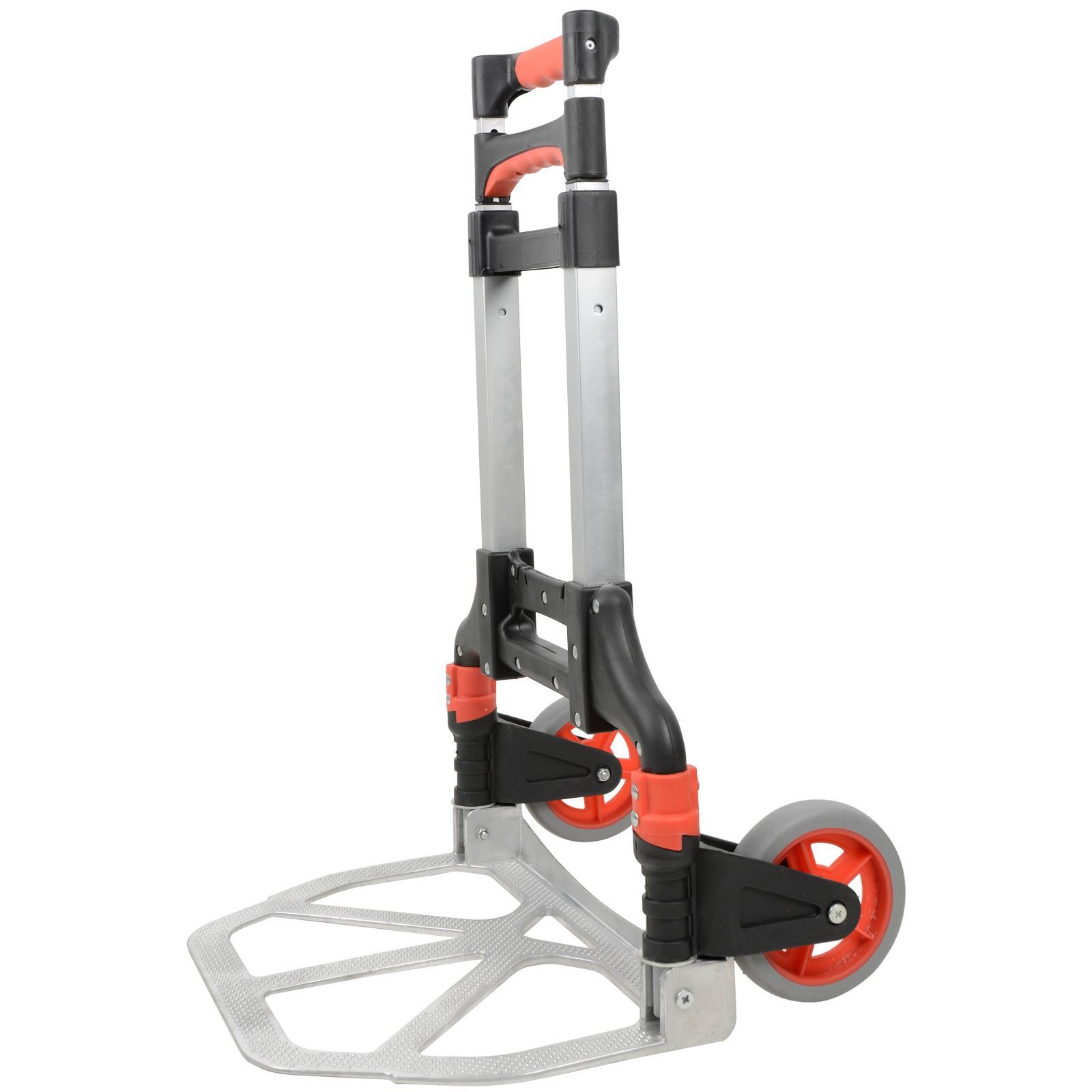 60kg Aluminium Folding Trolley Cart Sack Truck Barrow Box Mover Home ...