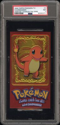 1999 TOPPS POKEMON TV ANIMATION SER 1 OVERSIZED TIN TOPPERS #4 ...