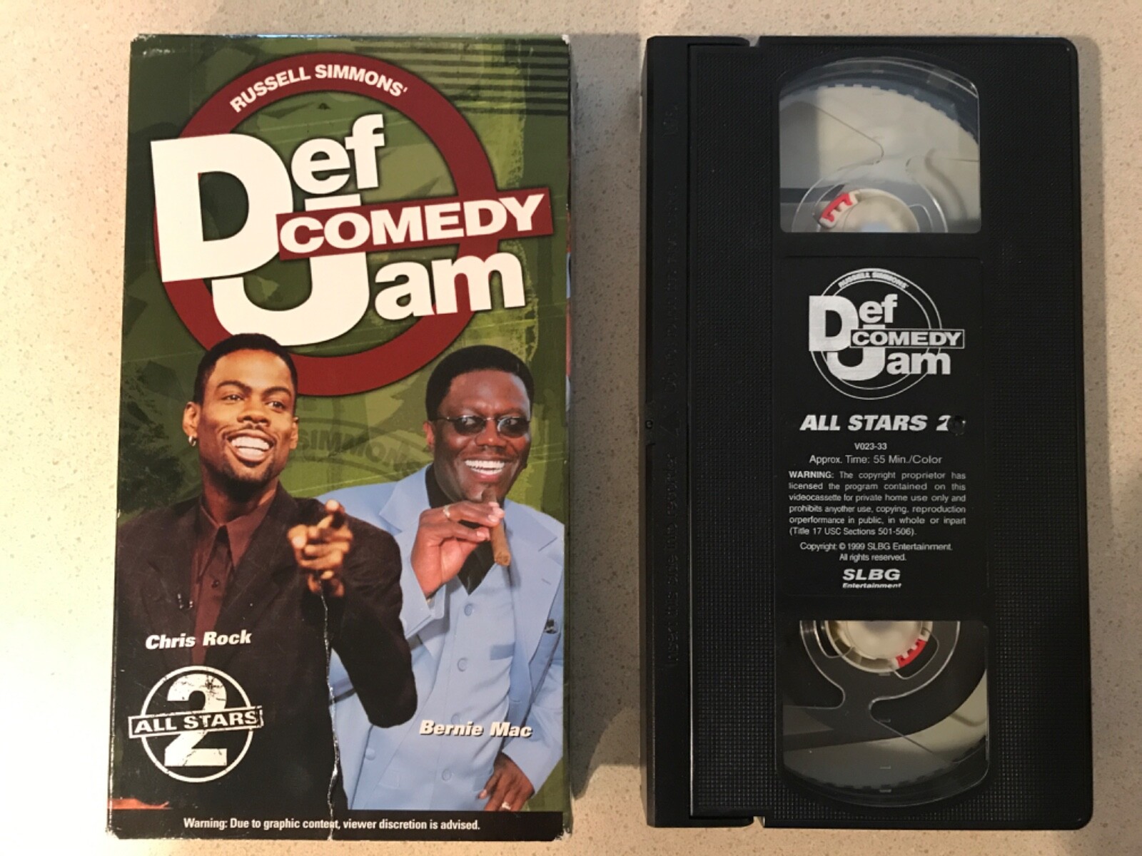 Def Comedy Jam: All Stars Vol. 2 (VHS, 1999) Chris Rock, Bernie Mac ...