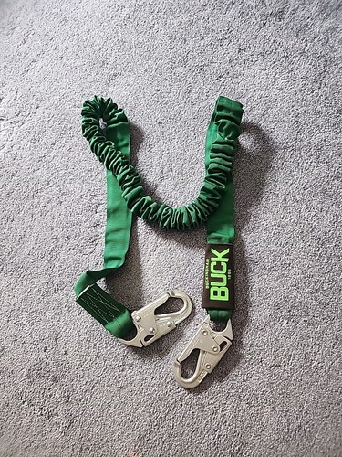 Buckingham Buck Fall Arrest Shock Absorbing Double Snap Lanyard 1165318 ...