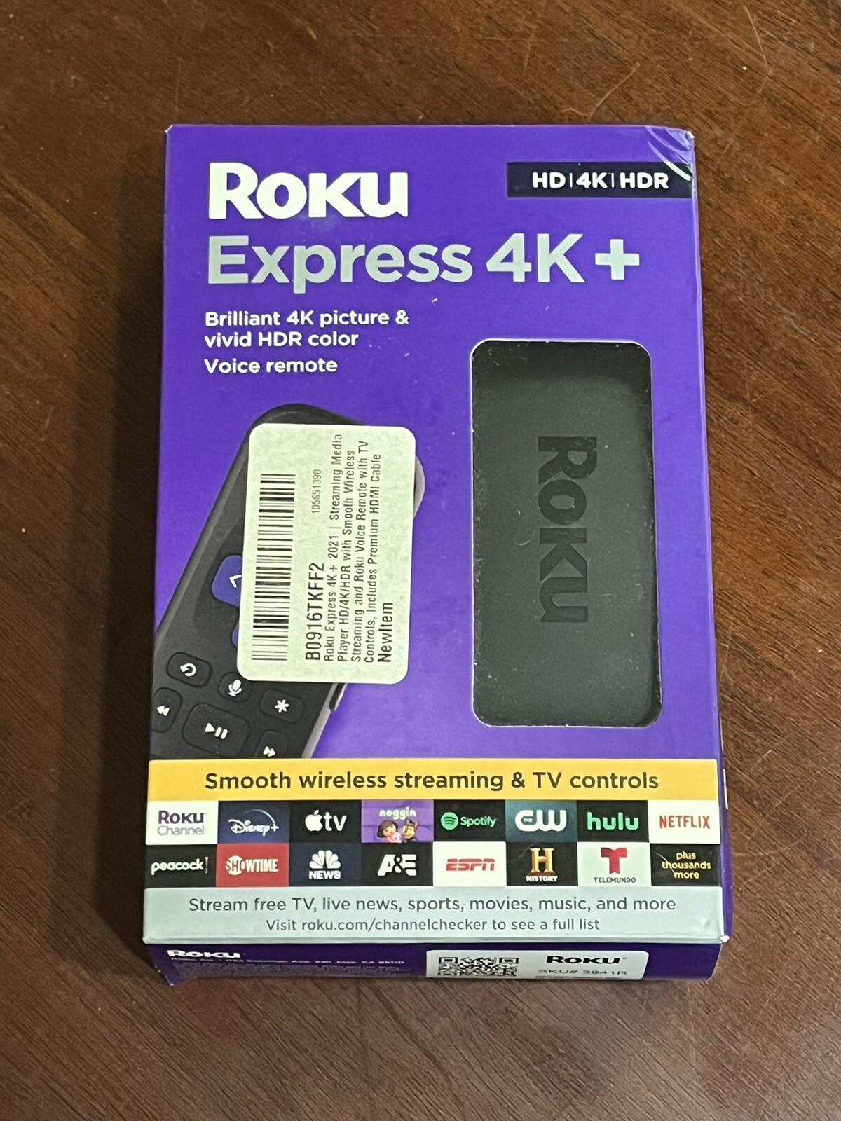 Roku Express 4K+ 3941 HDR Media Streamer 829610004624 | eBay