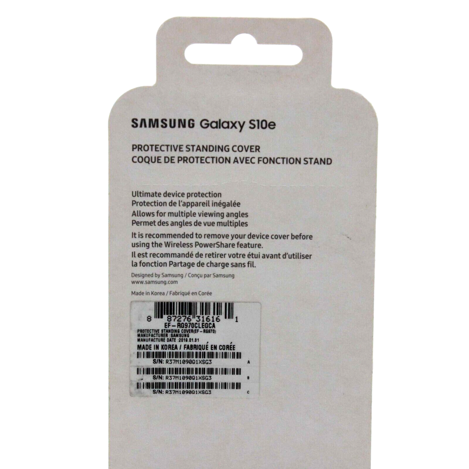 Samsung Protective Standing Fitted Hard Shell Case for Galaxy S10e ...