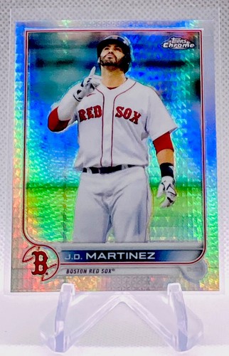 2022 Topps Chrome J.D. Martinez Prism Refractor Parallel #67 - Red Sox ...