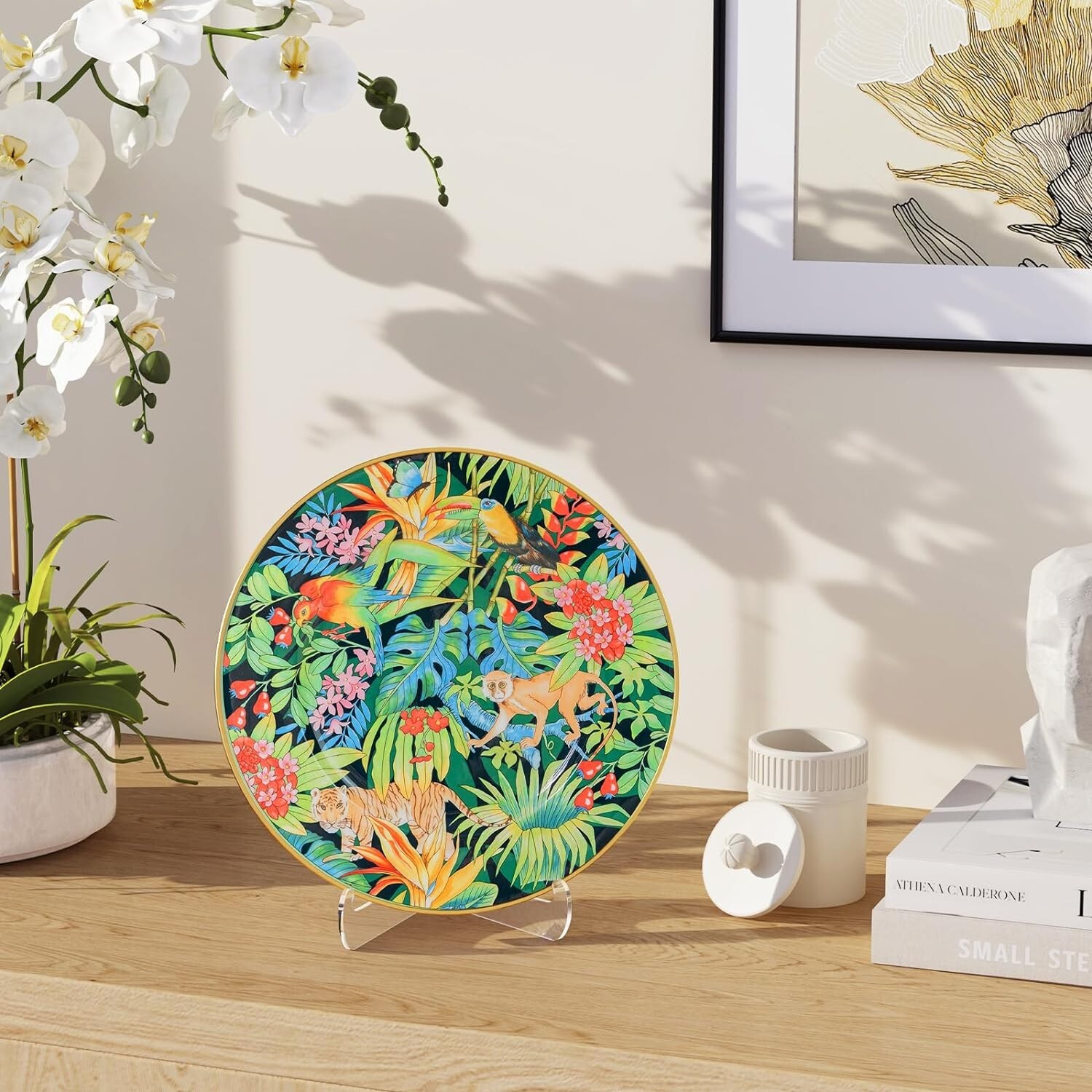 5 Pack Acrylic Display Stand Plate Stand for Display Clear Easel Stand ...