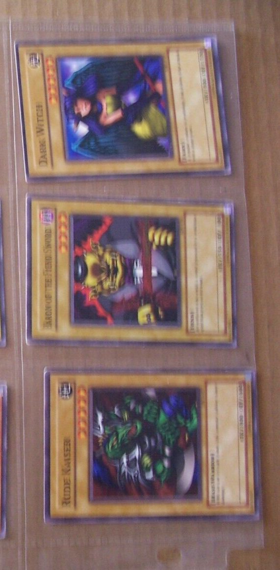 1996 YUGIOH 9 CARD LOT, RUDE KAISER SDK-027, ROGUE DOLL SDK-008 | eBay