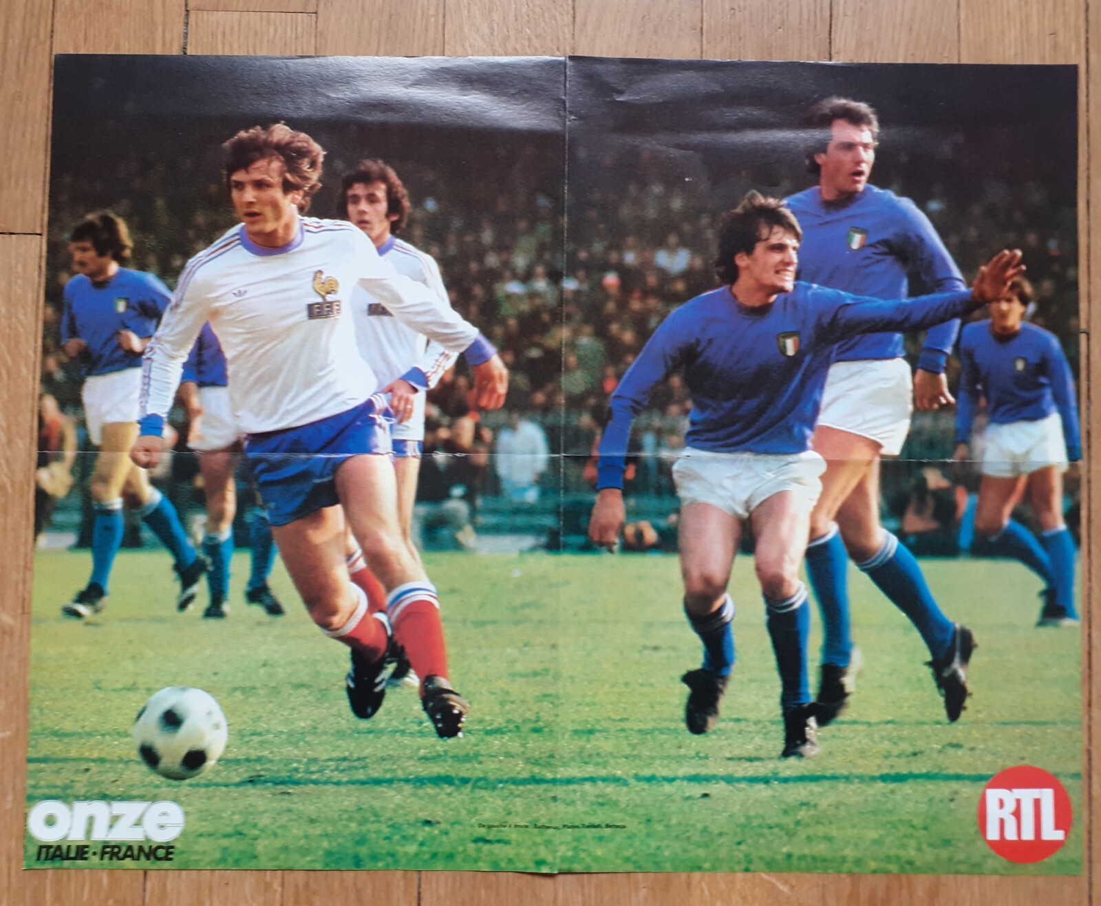 POSTER ALLAN SIMONSEN BATHENAY MICHEL PLATINI TARDELLI ROBERTO BETTEGA ...