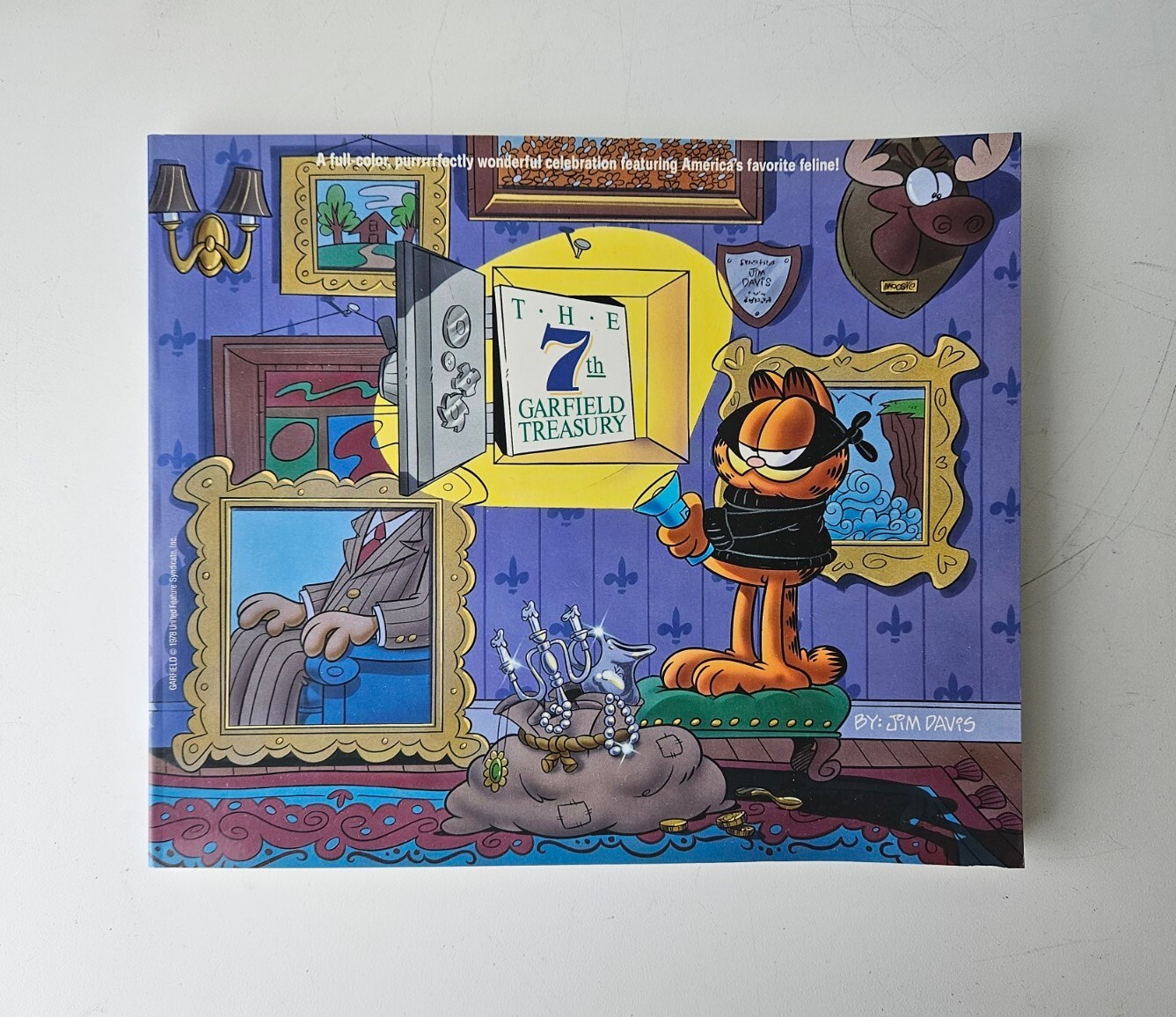 Vintage The 7th Garfield Treasury, Softcover Comic Book, 1993, 1st ...