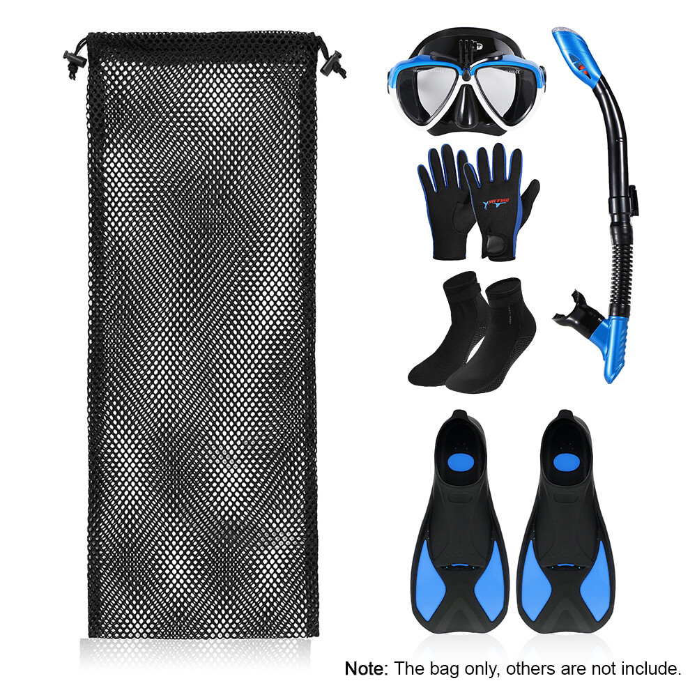 Drawstring Diving Flipper Storage Bag Snorkeling Flippers Holder | eBay