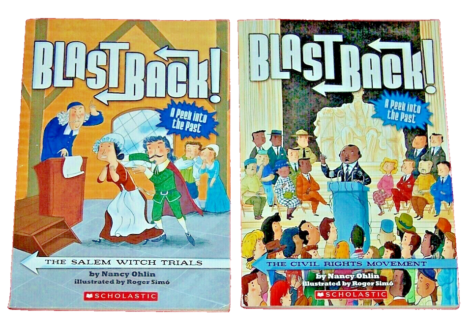 Fun History Books For Kids Lot 9 Accelerated Readers Blast Back Extreme ...