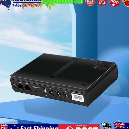 10400mAh Mini Portable UPS Power Supply Large Capacity for WiFi Router ...