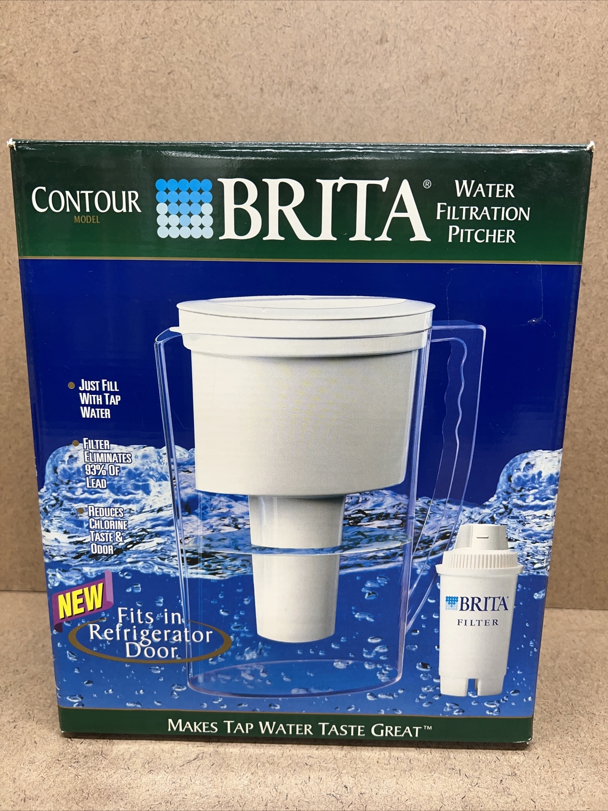 Brita Water Filtration Pitcher (1/2 Gallon) Standard Model Includes ...