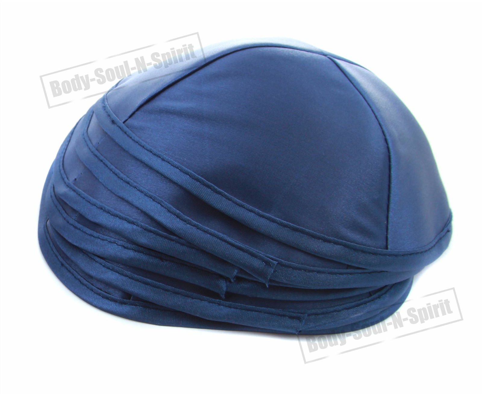 5 Blue Satin Kippah Yarmulke Tribal Jewish Yamaka Kippa Israel Hat ...
