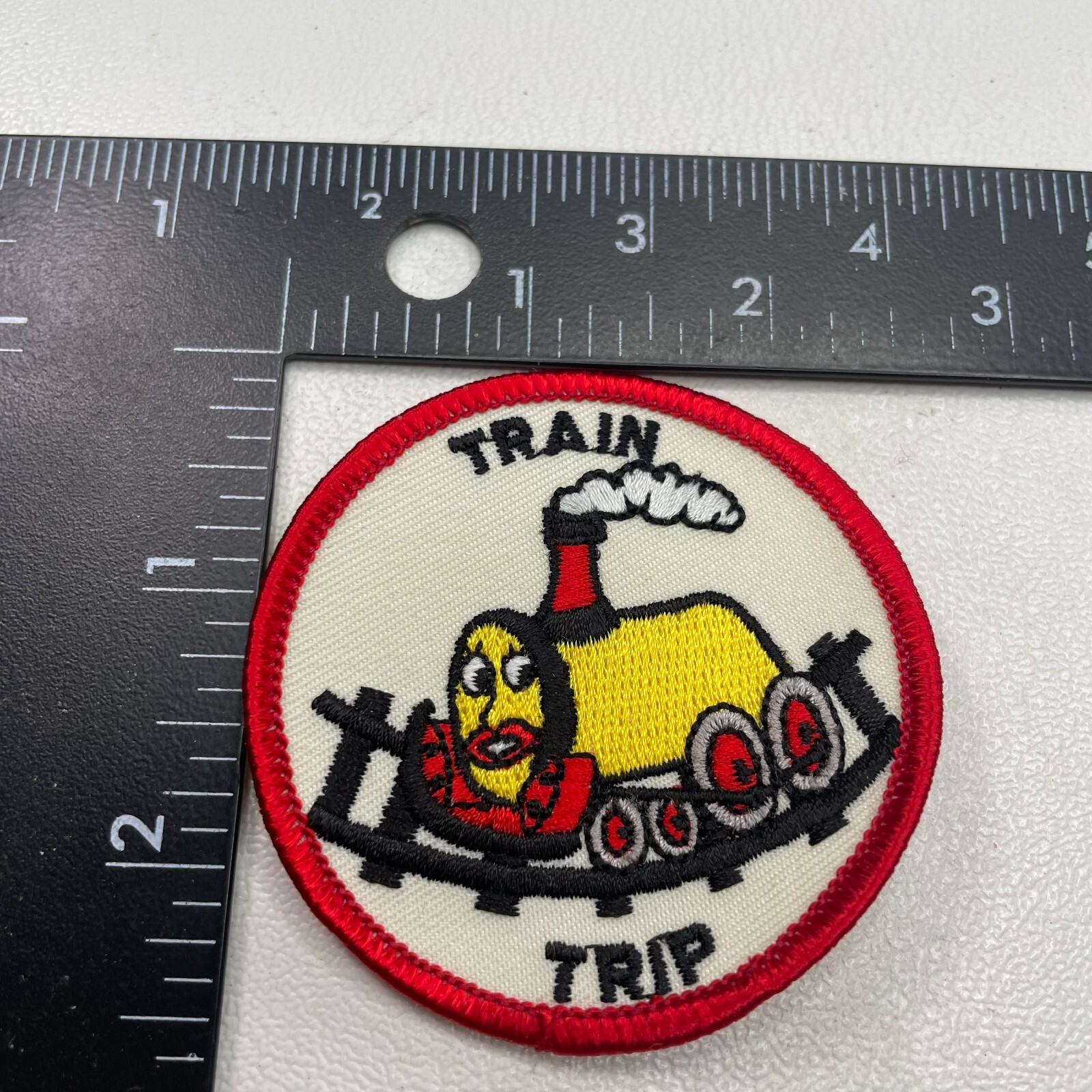 Anthropomorphic Steam Engine TRAIN TRIP Railroad Patch 27V9 | eBay