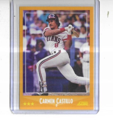 1988 Score Baseball #581 Carmen Castillo Cleveland Indians | eBay