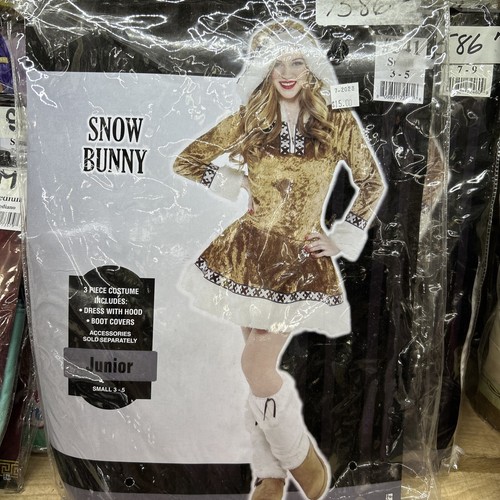 Snow Bunny Costume Junior Small 3 - 5 809801724616 | eBay