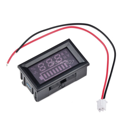 12V Digital LED Acid Lead Batteries Indicator Battery Capacity Tester ...
