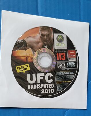 Official Xbox Magazine Game Disc #113 UFC Undisputed 2010 Playable 360 ...