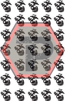 35 EGA Stencils 1" each on 7x11" Vinyl Sheet for Cerakote & Duracoat ...