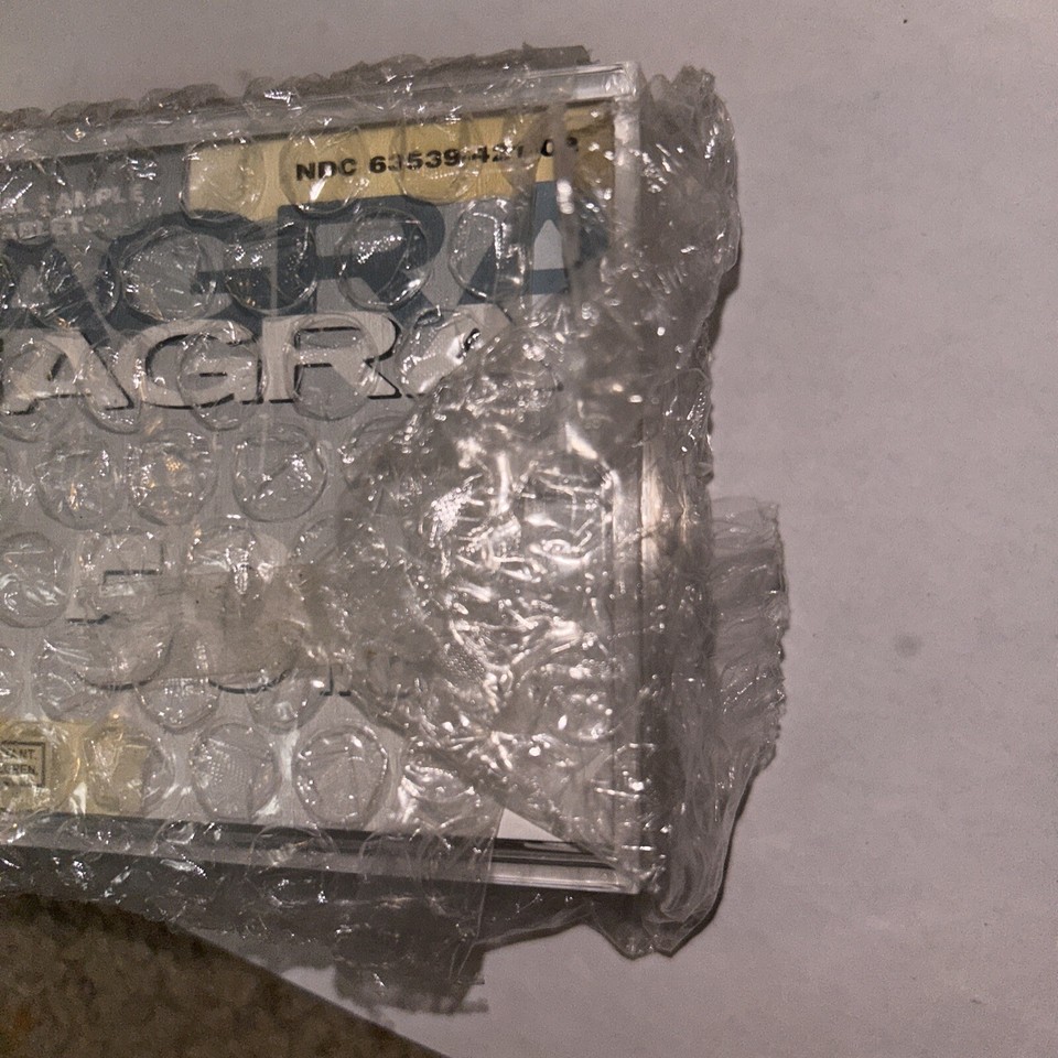 Vintage Viagra Paperweight in Original Box Blue Pill Gag Gift Drug Rep ...