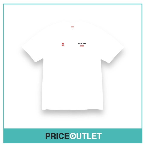Supreme TShirt Ducati Logo - White - Size M - BRAND NEW SEALED | eBay