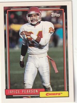 FREE SHIPPING-MINT-1992 Topps #657 Jayice Pearson Kansas City Chiefs | eBay