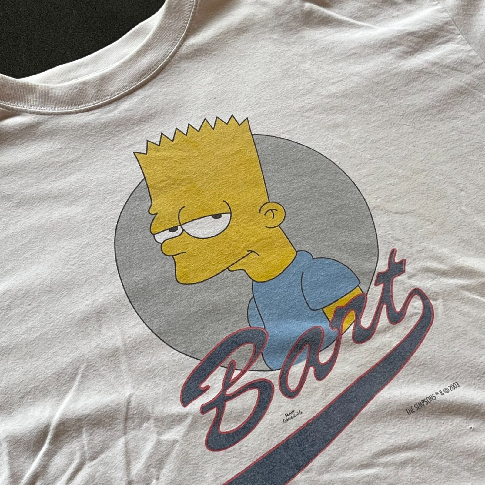 RARE BART SIMPSONS T SHIRT XL THE SIMPSONS MATT GROEN… - Gem