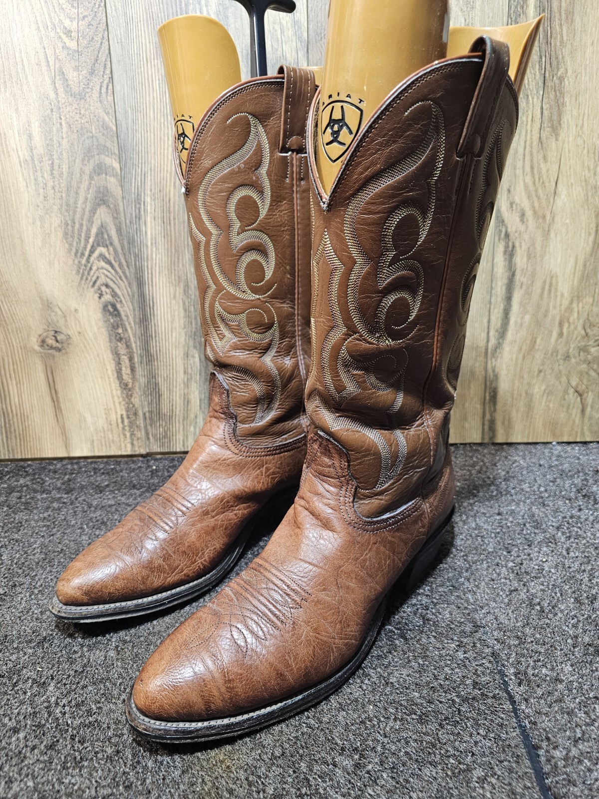 Nocona Men's Jackpot Brown Leather Western Cowboy Boo… - Gem