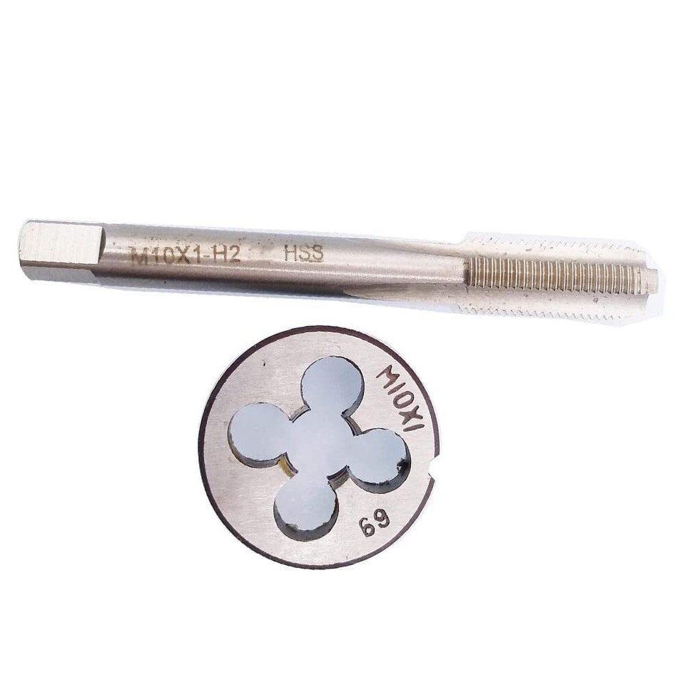 1PC 12-28 UNF Tap + 1PC 12-28 UNF Die HSS Tap and Die Set Right Hand ...