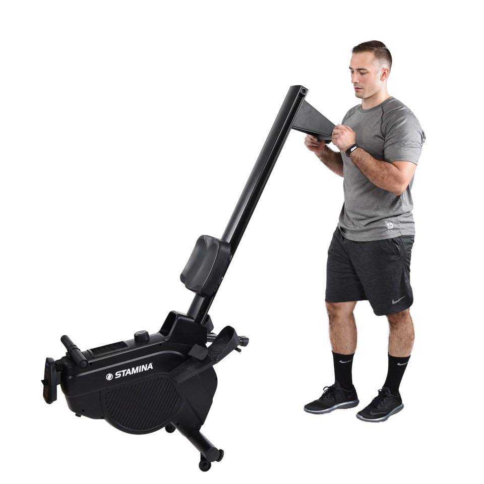 Stamina DT 397 Rowing Machine AIR Rower w/ 8 MAGNETIC Resistance Levels ...