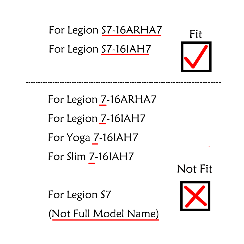 Laptop Keyboard For Lenovo Legion S7-16ARHA7 S7-16IAH7 82UG 82TF, RGB ...