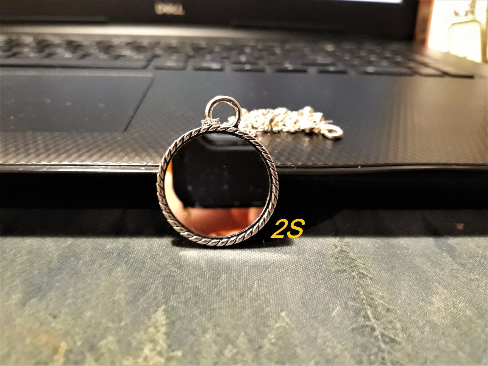Witch’s eye Mirror necklace protection mirror celestial mirror pendant ...