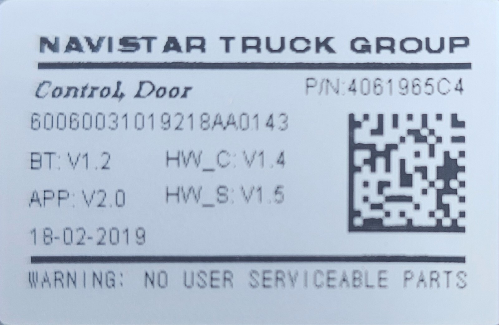 NAVISTAR CONTROL ELECTRONIC POD DRIVE 4061965C4 for sale online | eBay