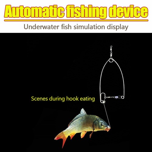 Fishing Device Spring Loaded Speed Hook Lazy Person Fish Hooks ...