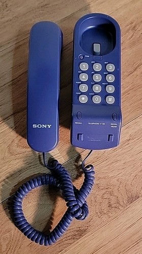 Vintage Sony IT-B3 Purple Slim Design Single Line Corded Phone Rare ...
