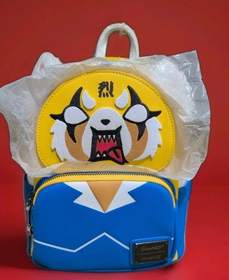 Loungefly Sanrio Aggretsuko Two-Face Cosplay Mini Backpack Red Panda ...