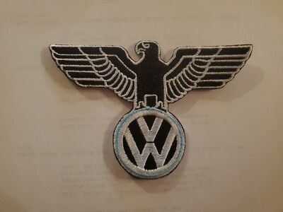 VTG Volkswagen Logo Patch Eagle On Top Embroidered VW Authentic | eBay