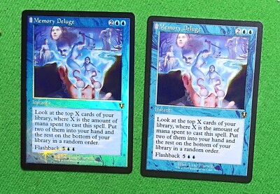 MTG 2x Memory Deluge Retro (1 Foil) - Innistrad Remastered INR - 0361 R ...