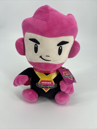 Sam Solvers iSolved People Heroes Pink Black Plush Stuffed Animal RARE ...