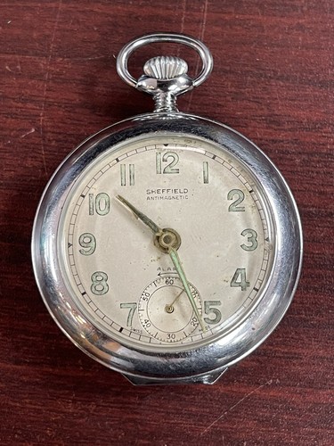 Marcel & Cie Sheffield Muttenz S.A Alarm Pocket Watch - Working..TJ251 ...