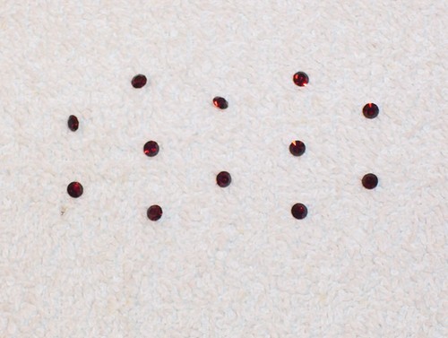 RED RHINESTONES for LIONEL TRAINS Steam Engine Boiler Front Postwar O ...