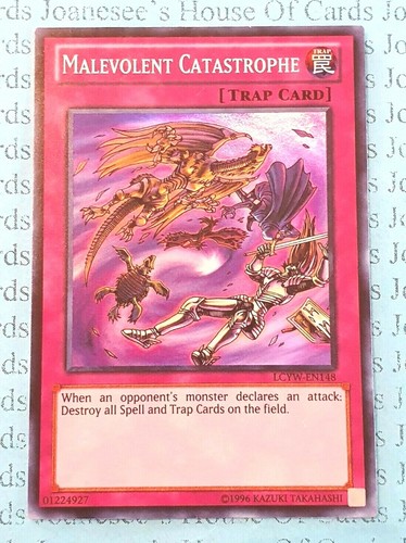 Malevolent Catastrophe LCYW-EN148 Super Rare Yu-Gi-Oh Card (U) New | eBay