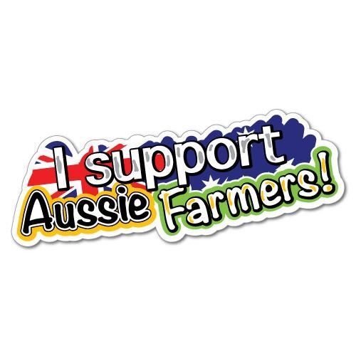 Support Farmers Sticker | eBay