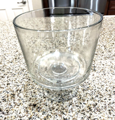 The Pampered Chef 2832 Glass 7.75" Trifle Bowl w/ Stand Retired | eBay
