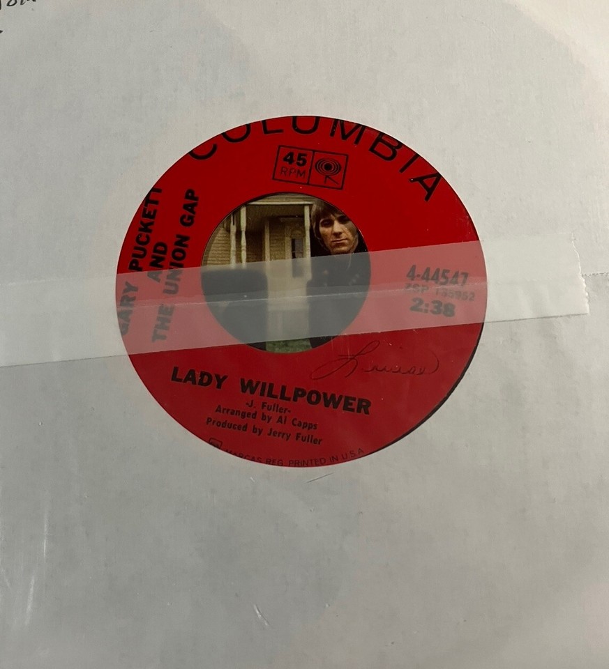 Gary Puckett & Union Gap 45 w/ps “Lady Willpower “ | eBay
