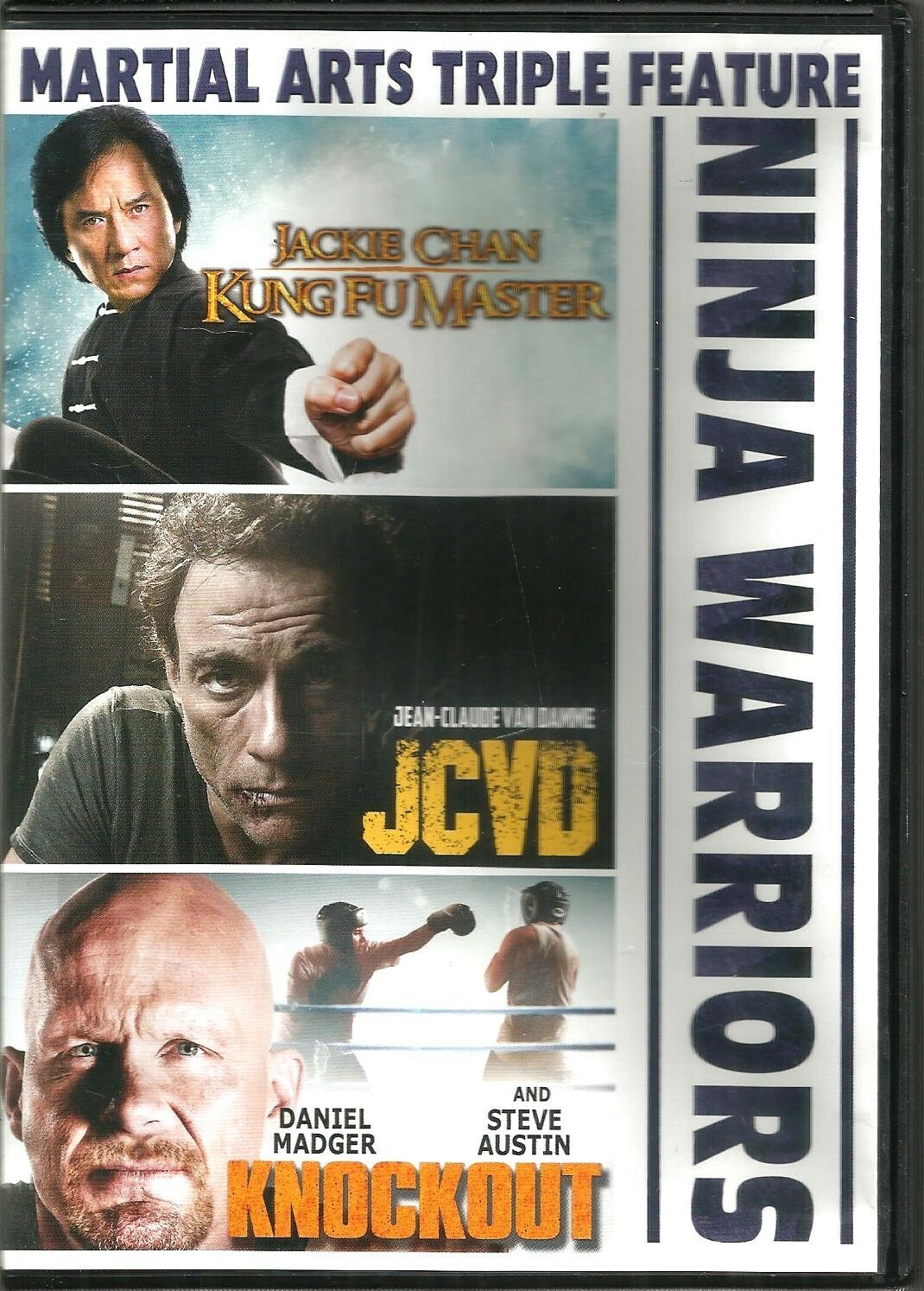 Ninja Warriors: Kung Fu Master/JCVD/Knockout DVD 2015 Martial Arts ...
