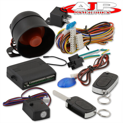 JDM Car Alarm Security System Entry Remote Transmitters w/ Flip Keys ...