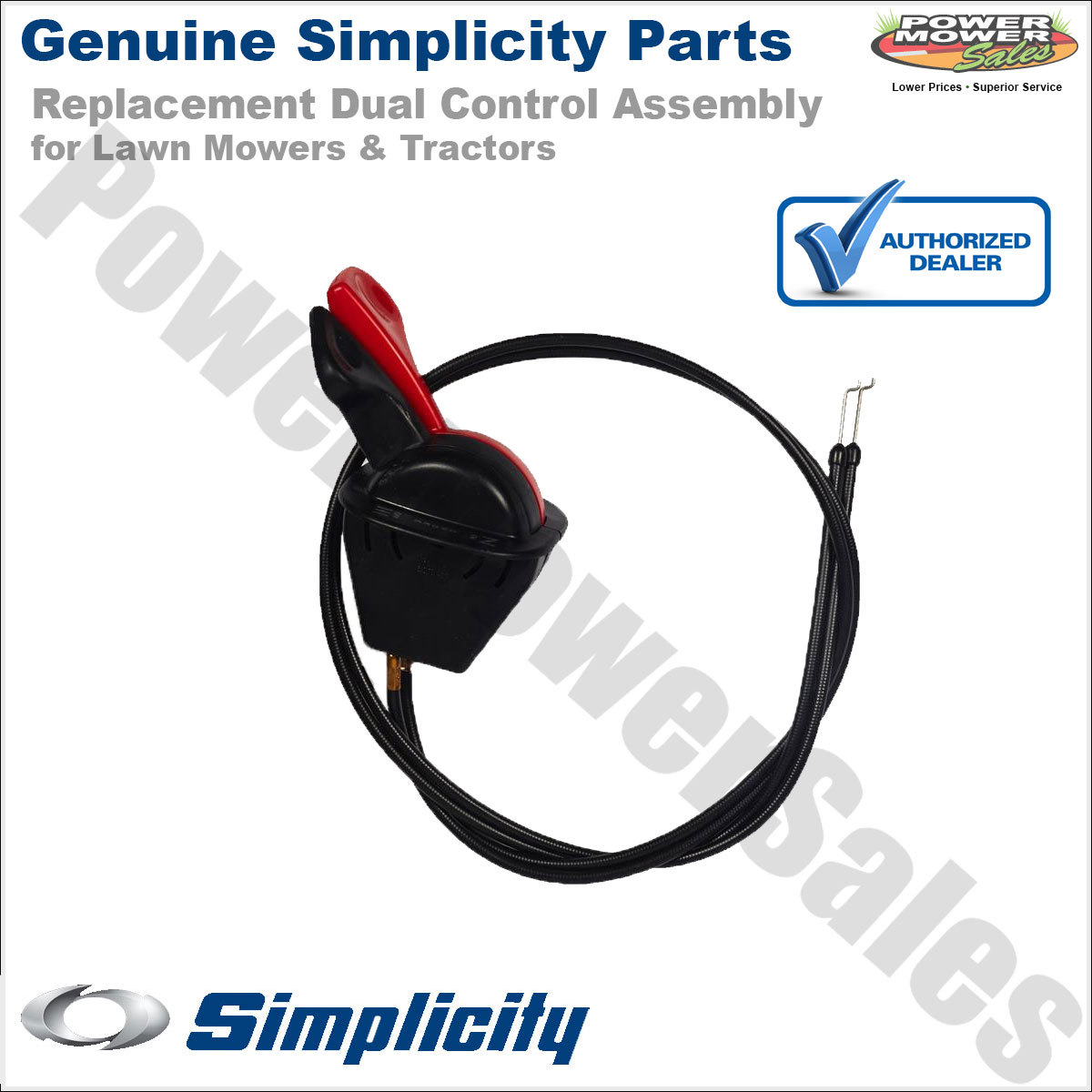Simplicity Snapper 39" Dual Throttle Control Cable 2690772 / 1734506SM ...