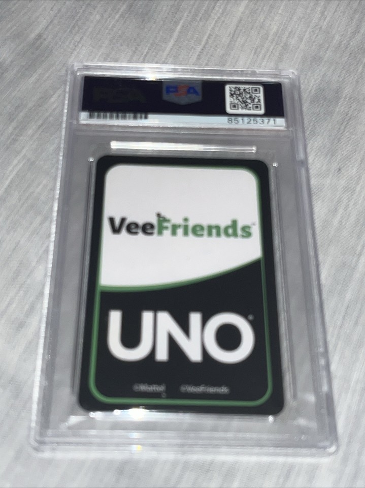 Uno Card Game By Gary Vee | Vee Friends Practical Peacock PSA DNA | eBay
