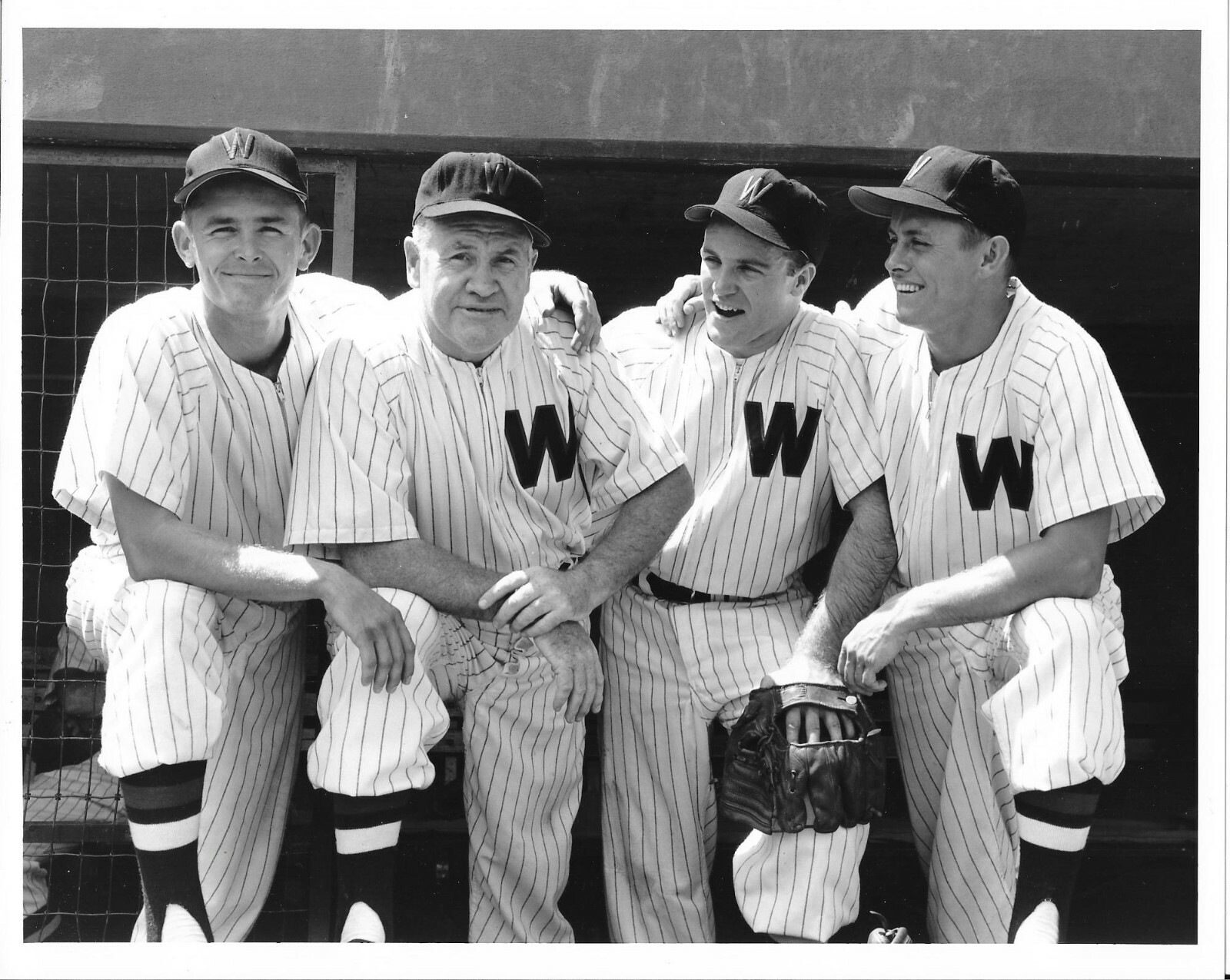 Pete Runnels Eddie Yost Gil Coan Ed FitzGerald Photo Washington ...